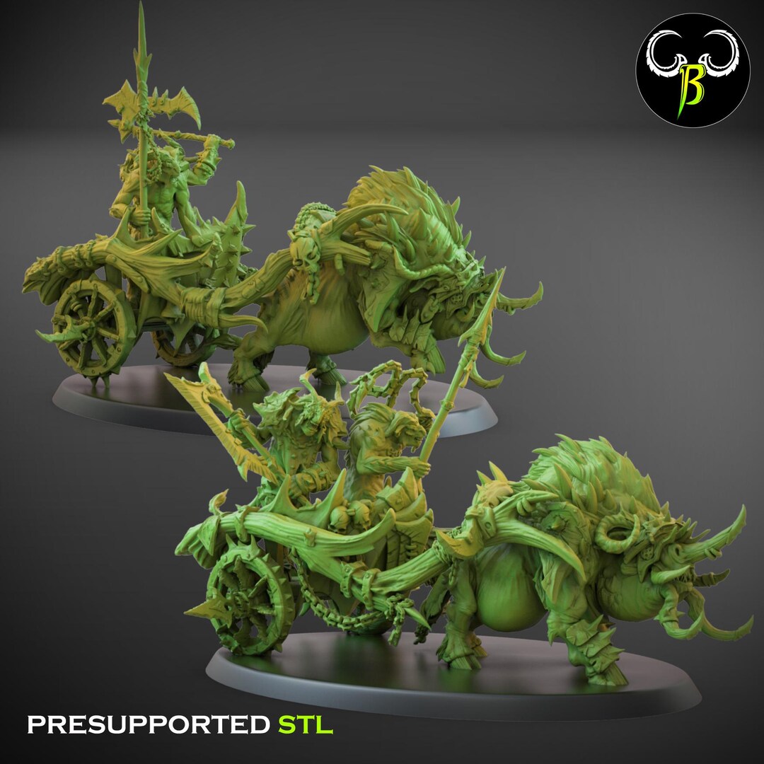 Savage Chariots Beastmen – Beastmen Proxy Army – Fantasy Wargame ...