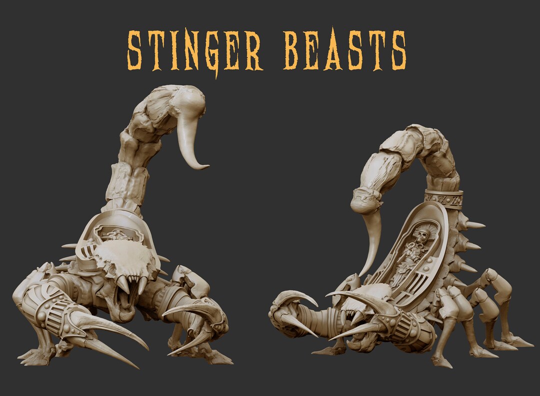 Scorpions Eternal Dynasties Crab Miniatures 9th Age - Etsy