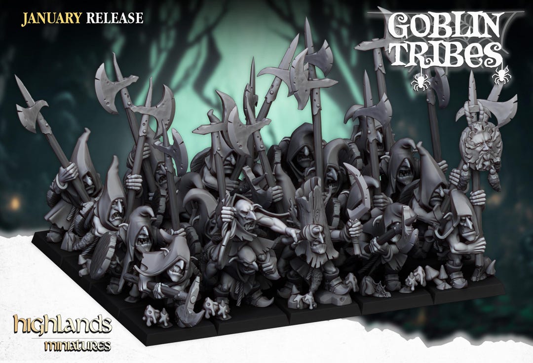 Swamp Goblin – Goblin Spear/bow Unit – Fantasy Wargame Proxy ...