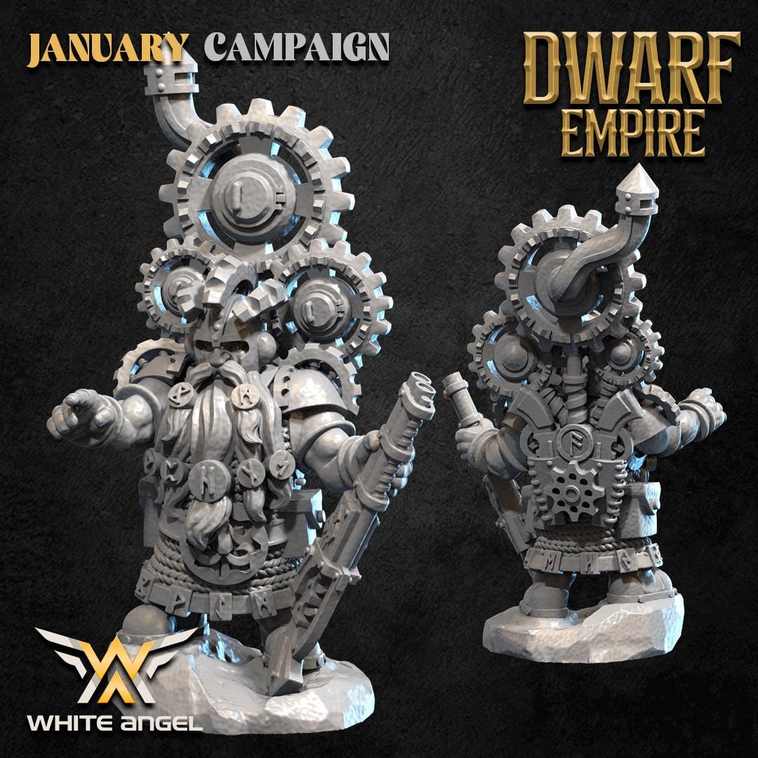 Dwarf Master Engineer - Dwarven Holds - Dwarf Fortresses - White Angel ...