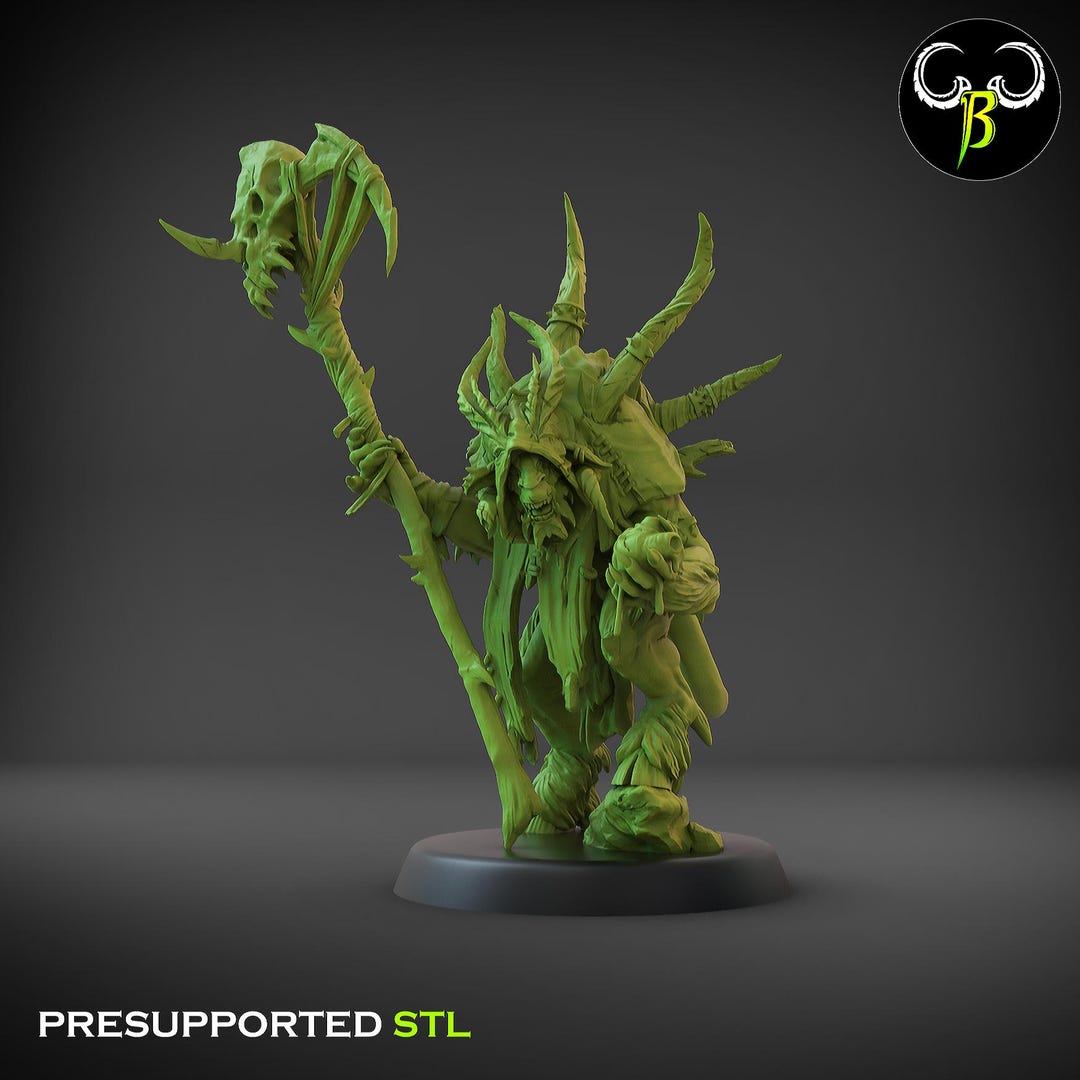 Horned Seer Beastmen – Beastmen Proxy Army – Fantasy Wargame Miniatures ...