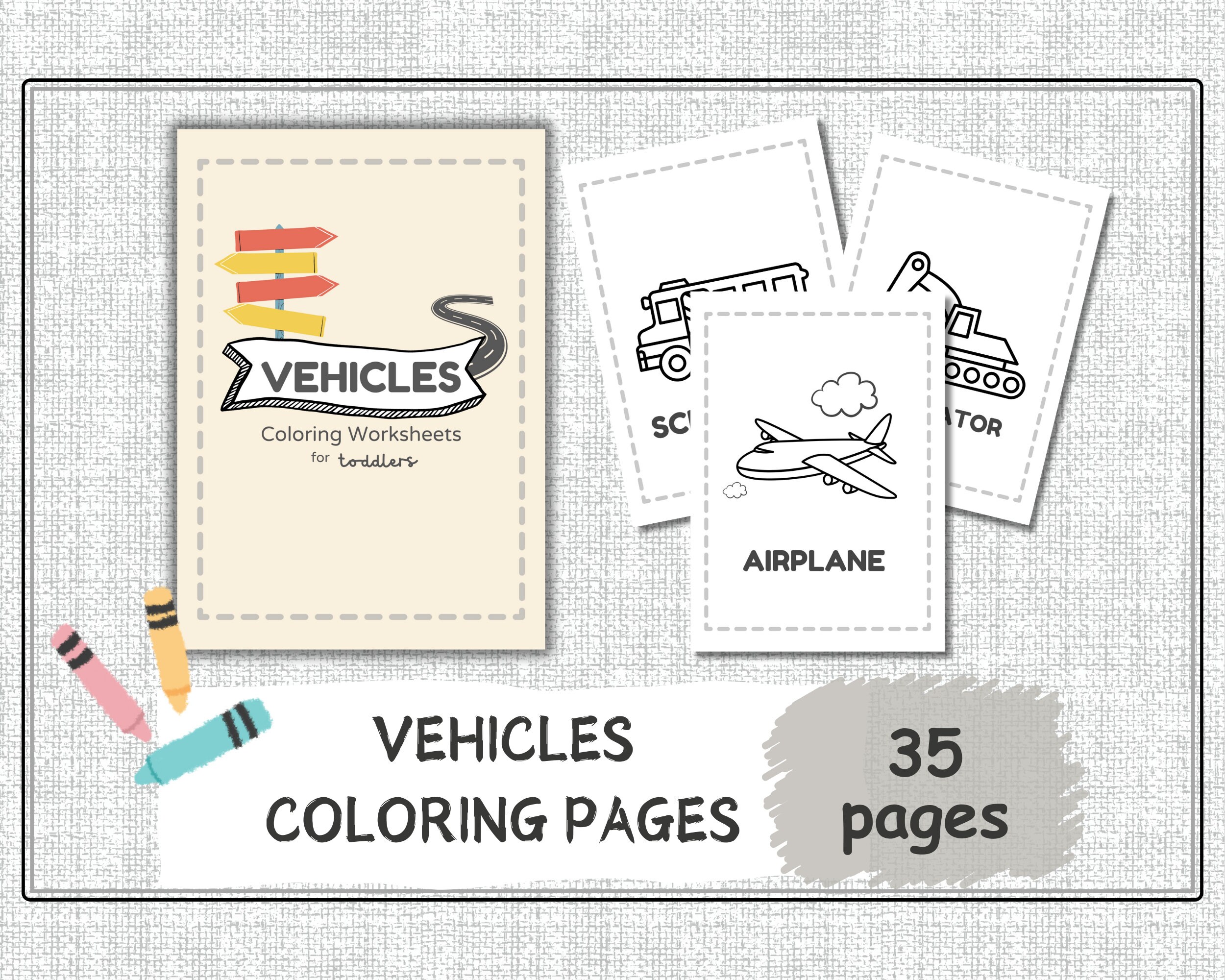 Vehicles Coloring Pages for Kids, Transportation Coloring Pages ...