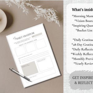 Mindfulness Journal, Self-care and Self-love Planner, Gratitude Journal ...
