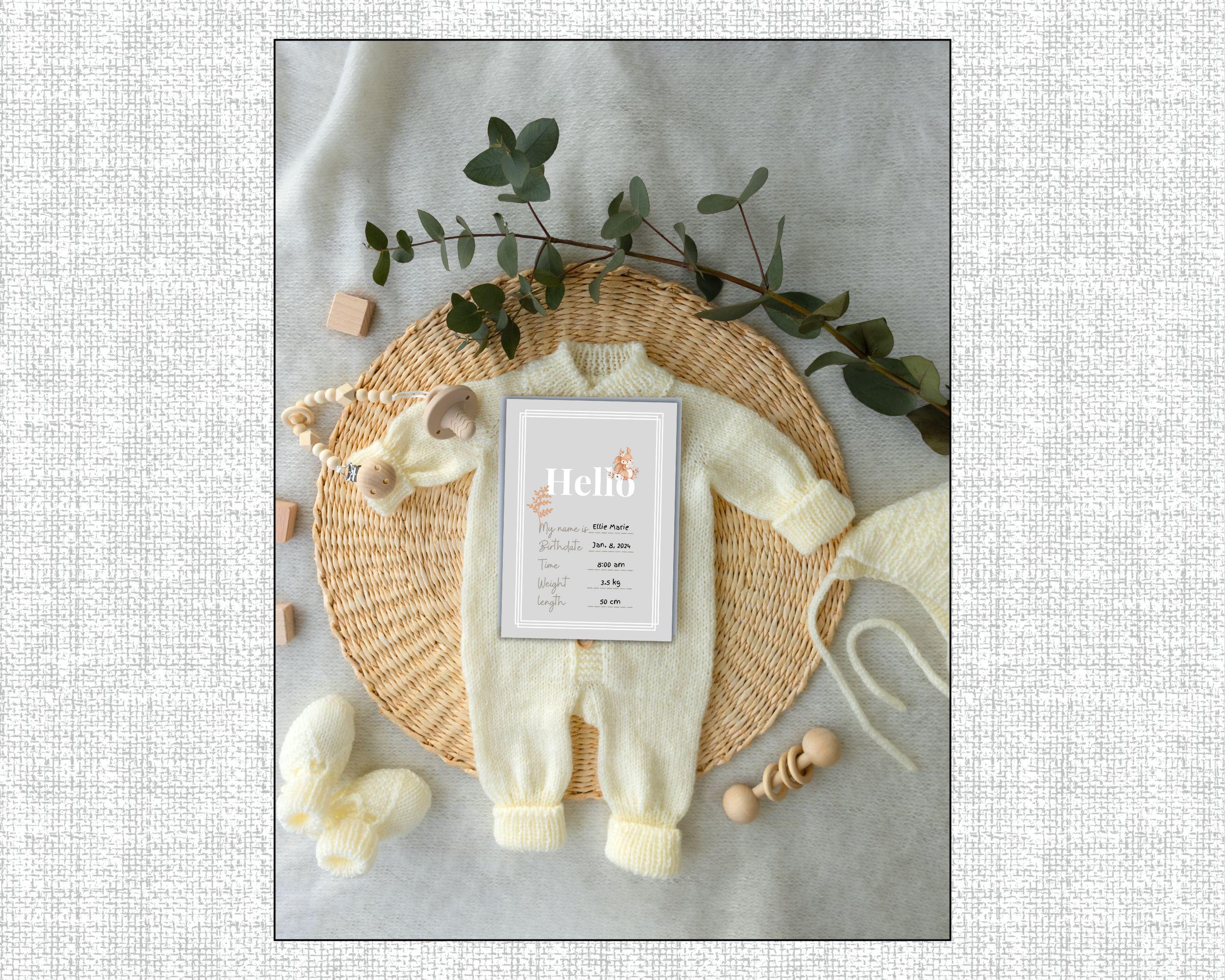 Baby Milestone Cards, Baby Boy, Baby Girl Monthly Milestones ...