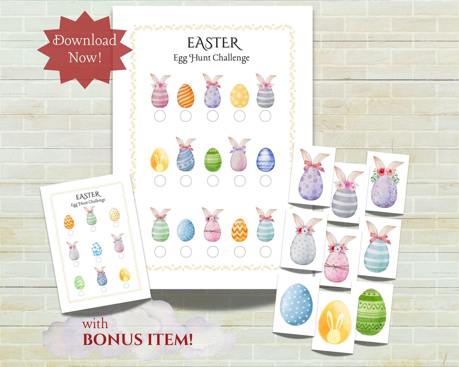Easter Egg Hunt, Scavenger Hunt for Kids & Teens, Party Game Printables ...