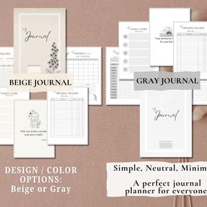 Mindfulness Journal, Self-care and Self-love Planner, Gratitude Journal ...