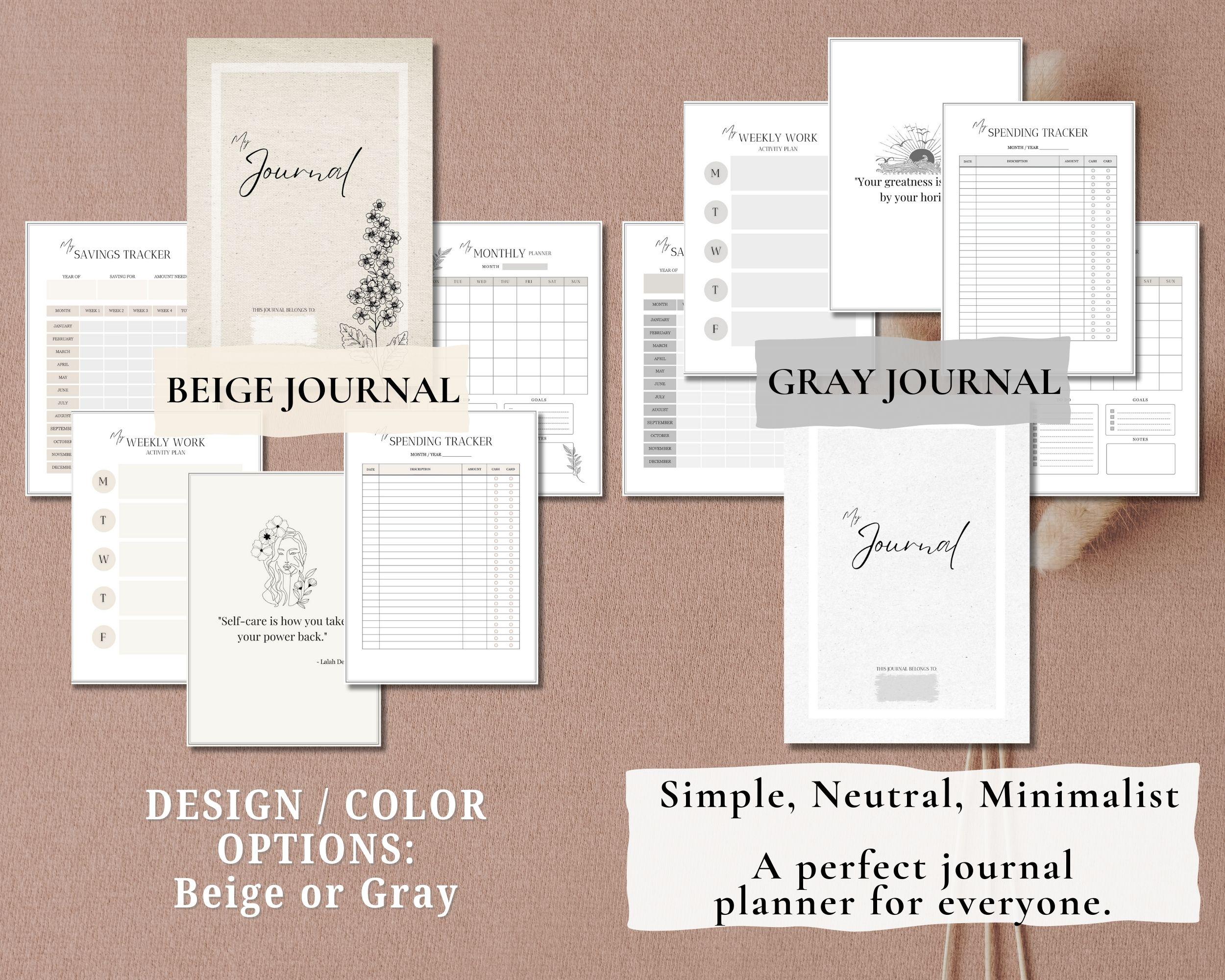 Mindfulness Journal, Self-care and Self-love Planner, Gratitude Journal ...