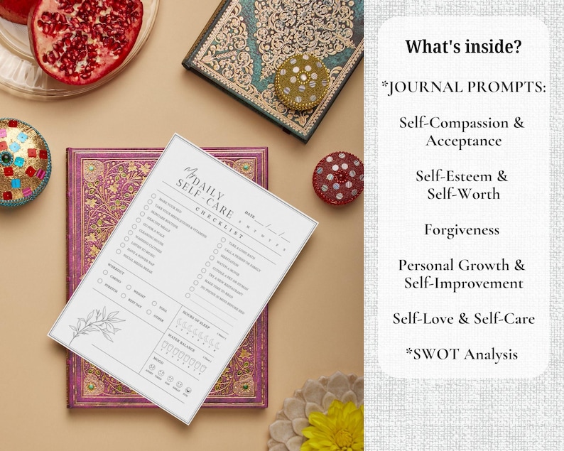 Mindfulness Journal Printable Self-care Journal Self-love Journal ...