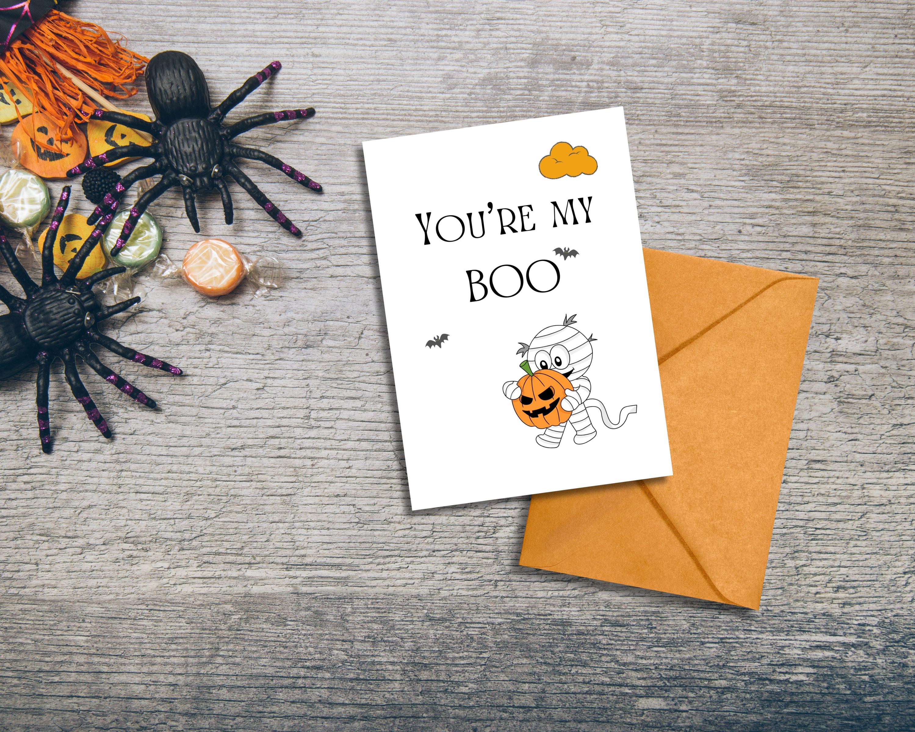 Halloween Wall Art Decor, Printable Cute Gallery Wall Poster, Halloween ...