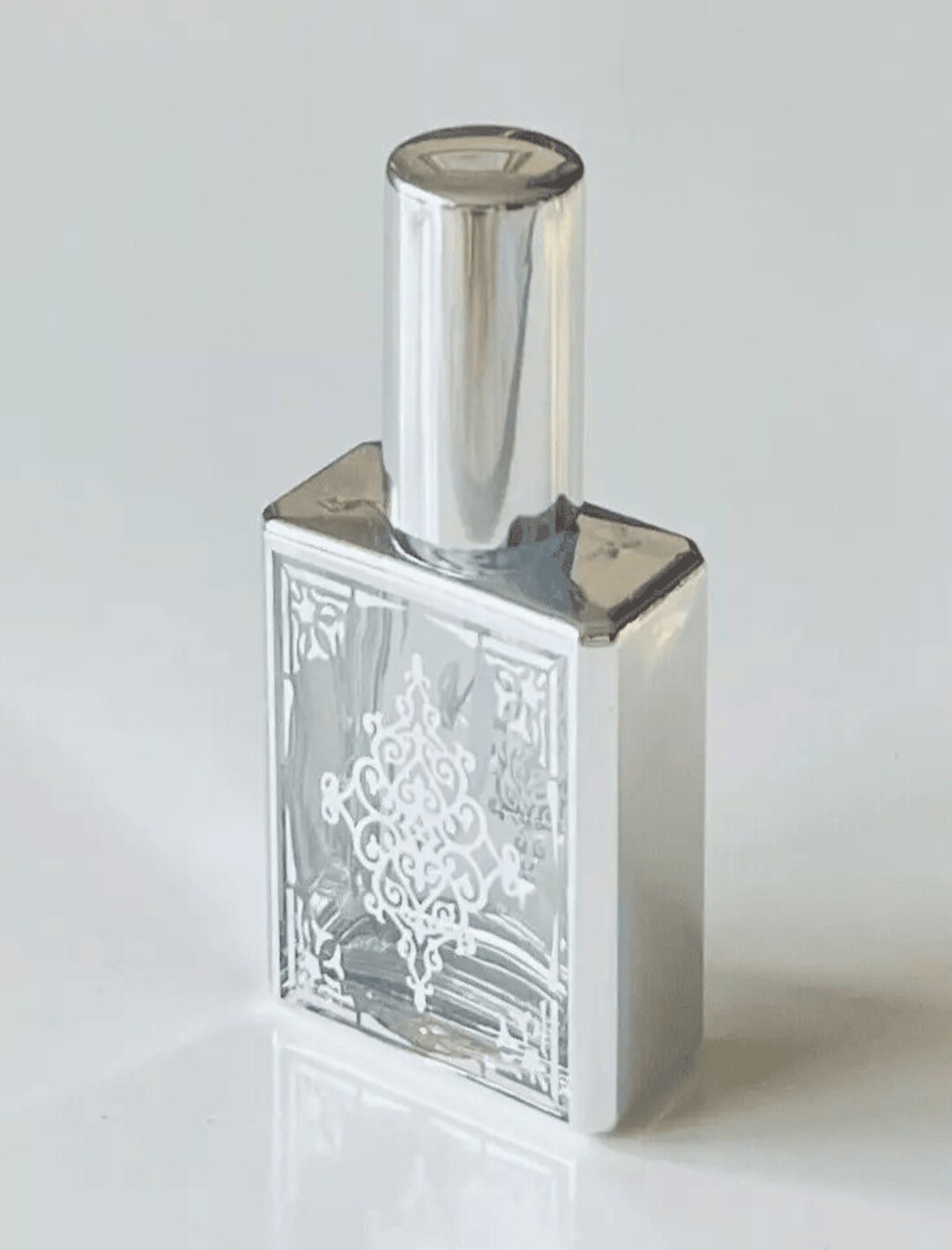 Glass Sliver Spray Bottle 15ml Empty Refillable Perfume Mini Travel ...