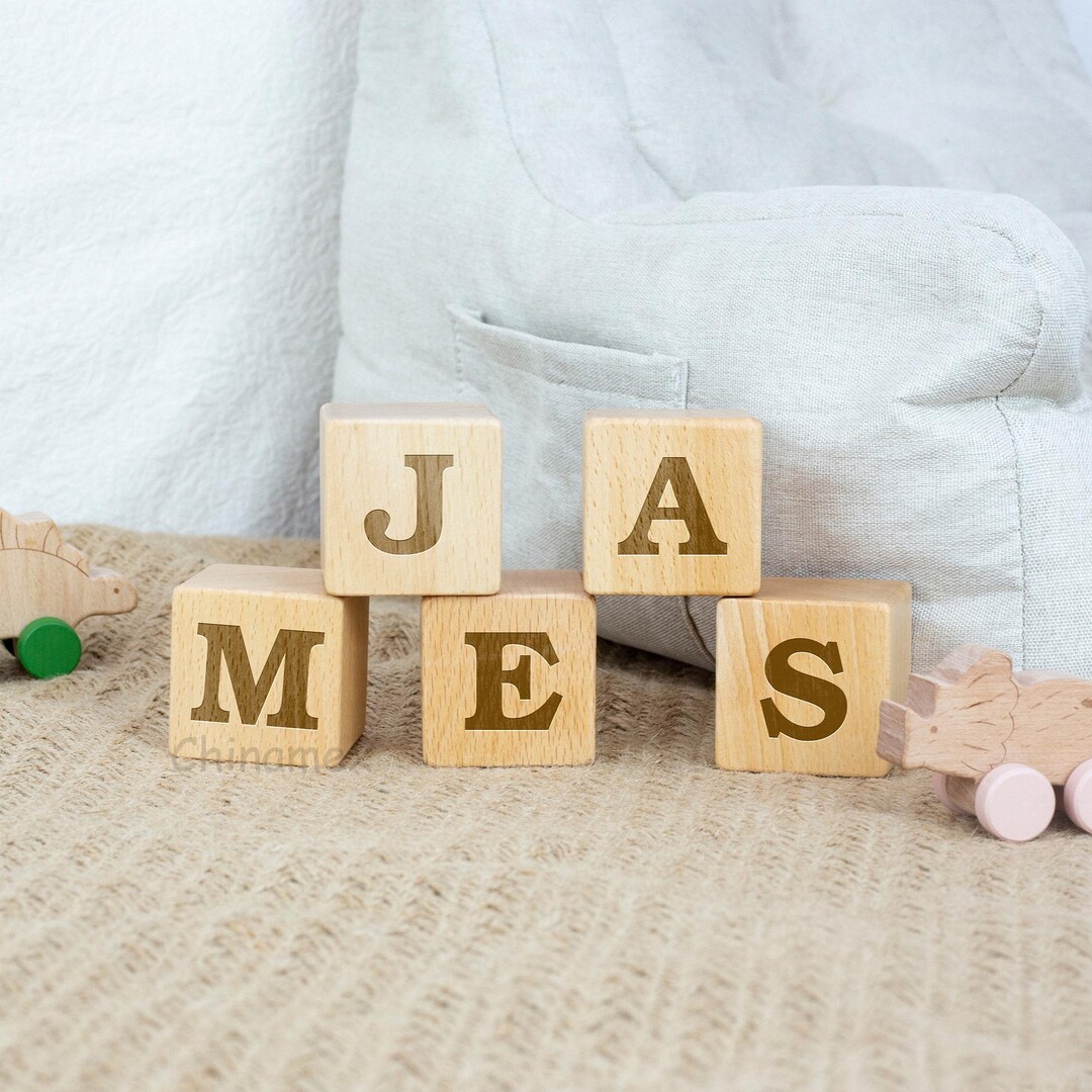 Wooden Alphabet Blocks, Alphabet Blocks, Wooden Blocks Toys, Alphabet ...