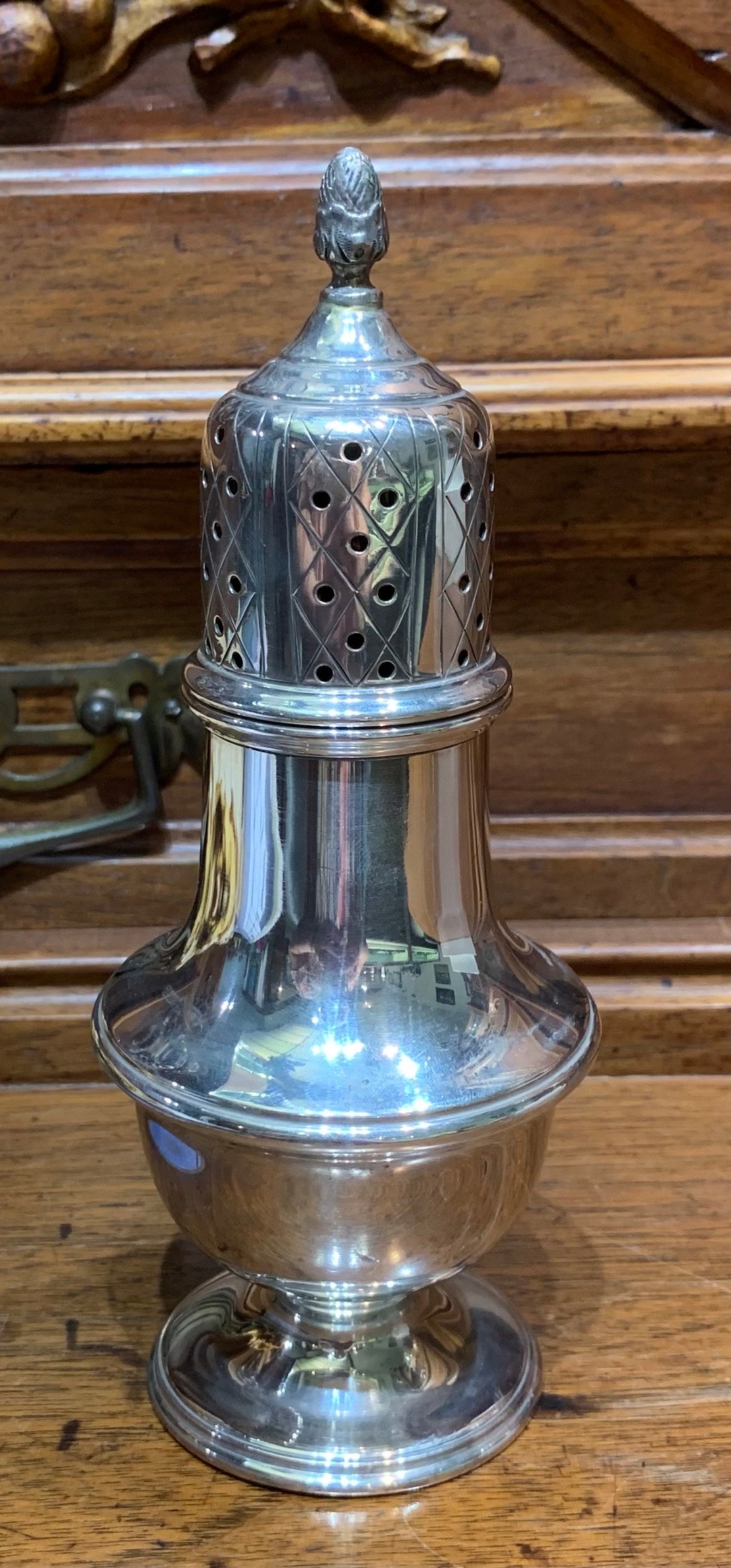 Antique Sterling Silver 2 Piece Sugar Shaker Muffineer Caster - Etsy