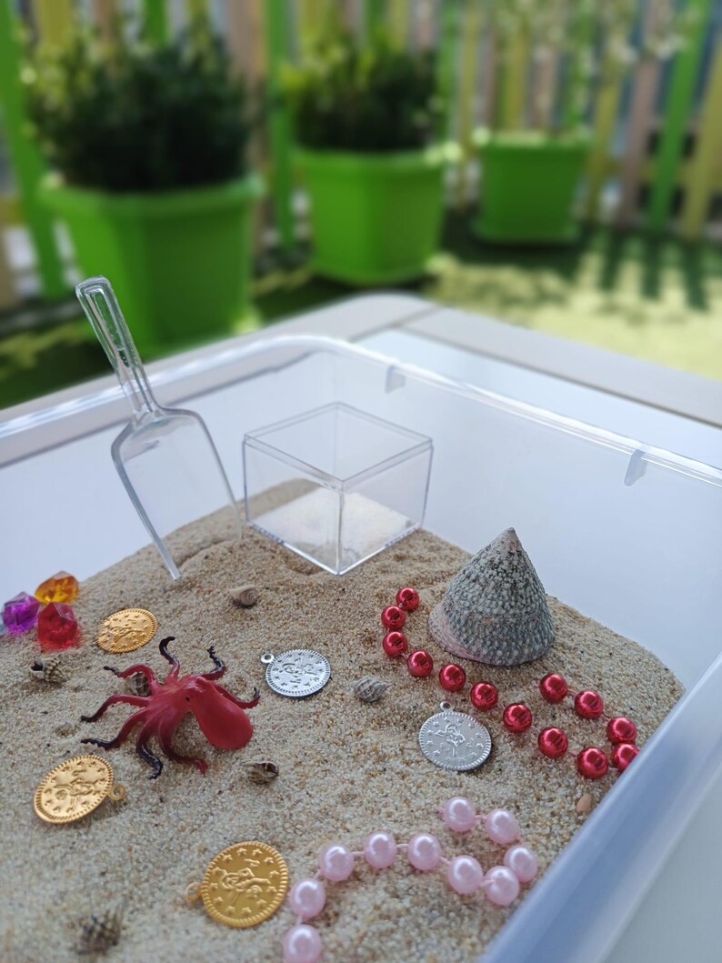 Treasure Island-themed Sensory Play Set – Montessori-inspired ...