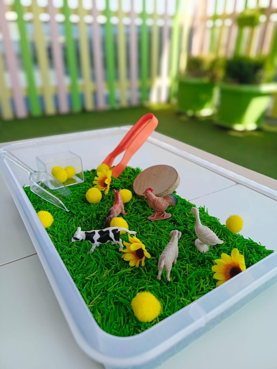 Farm Animals-themed Sensory Play Set – Montessori Method Fun Discovery ...