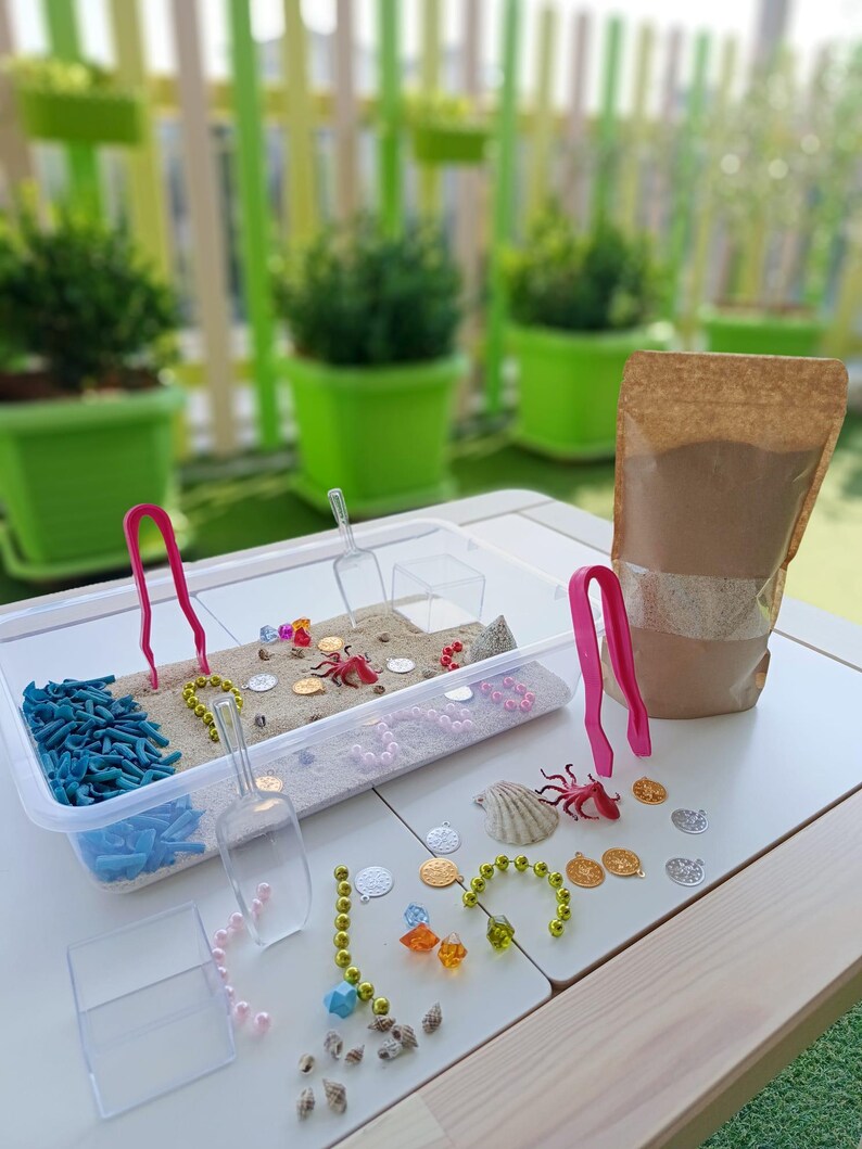 Treasure Island-themed Sensory Play Set – Montessori-inspired ...