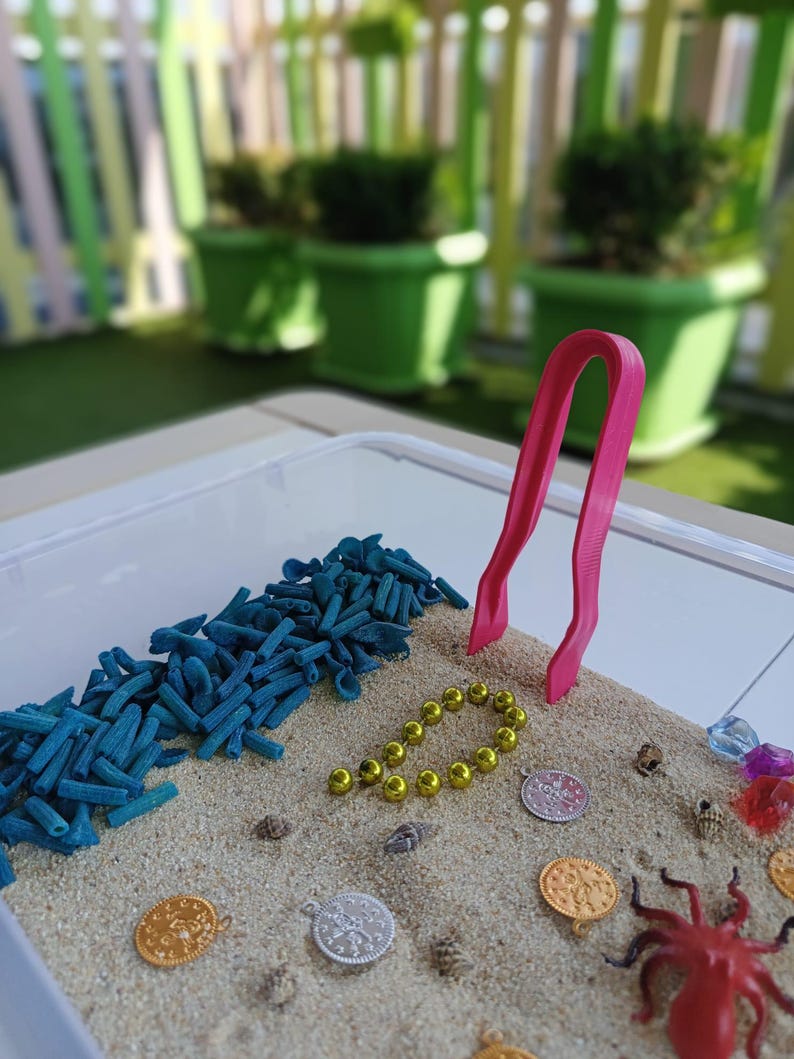 Treasure Island-themed Sensory Play Set – Montessori-inspired ...