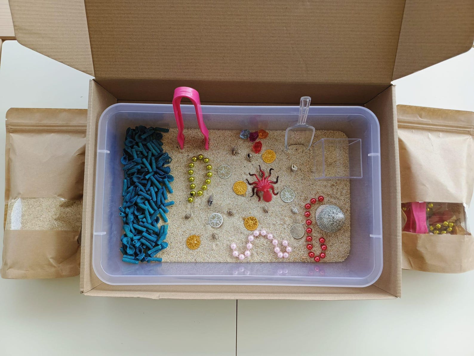Treasure Island-themed Sensory Play Set – Montessori-inspired ...