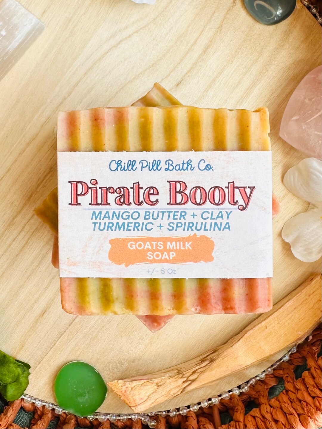 Pirate Booty - Bay Rum - Mens - Goats Milk Soap - Clay + Turmeric ...