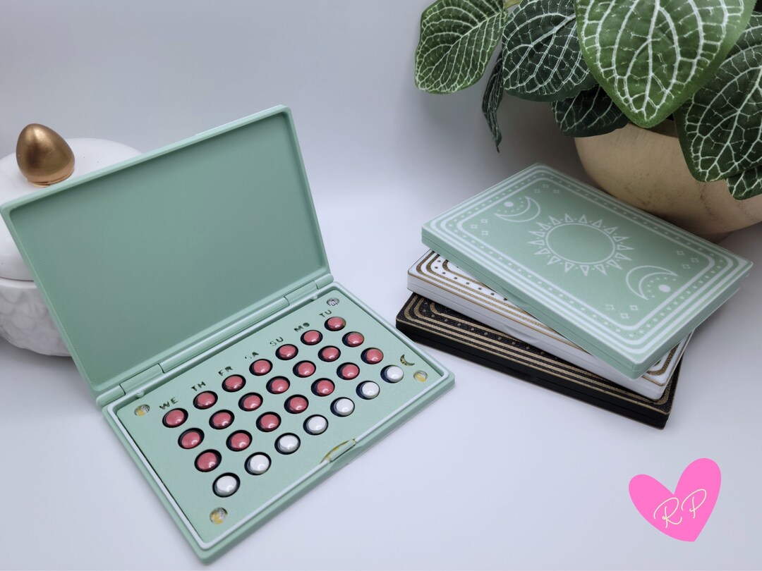 Birth Control Case for Apri, Birth Control Holder, Pill Case, Cute ...