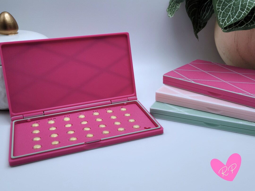 Birth Control Case for Opill, 3D Printed, Diamond Pattern, Custom Pill ...