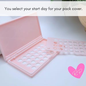 Light Pink Diamond Custom Birth Control Pill Case – Pretty, Preppy, 3D ...