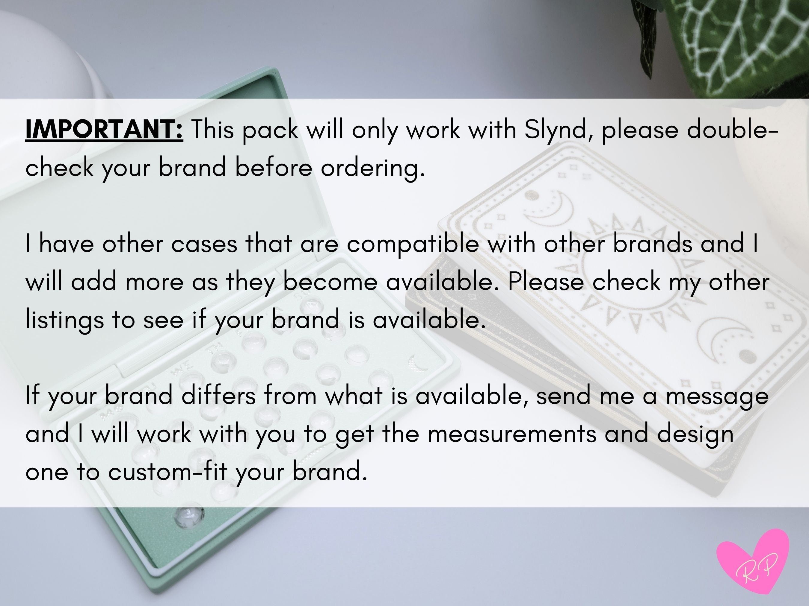 Birth Control Case for Slynd, Birth Control Holder, Pill Case, Cute ...