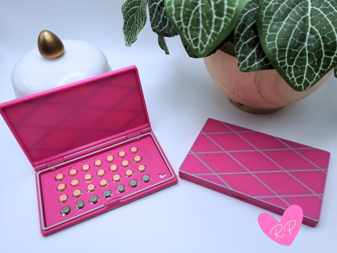 Magenta Diamond Custom Birth Control Pill Case – Pretty, Preppy, 3D ...