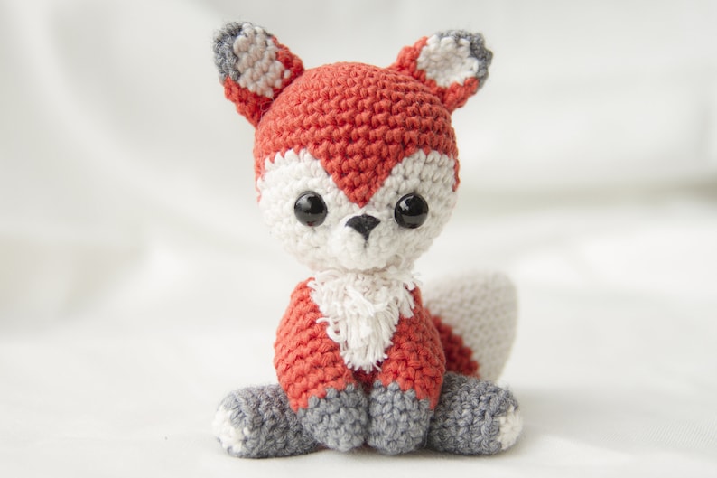 PATTERN Crochet Fox, Amigurumi PDF Tutorial in English, Little ...