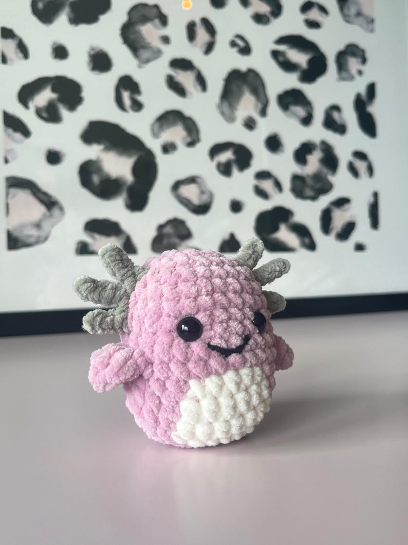 No-sew Axolotl Crochet Pattern | Amigurumi Sea Squad (PDF Pattern) - Etsy