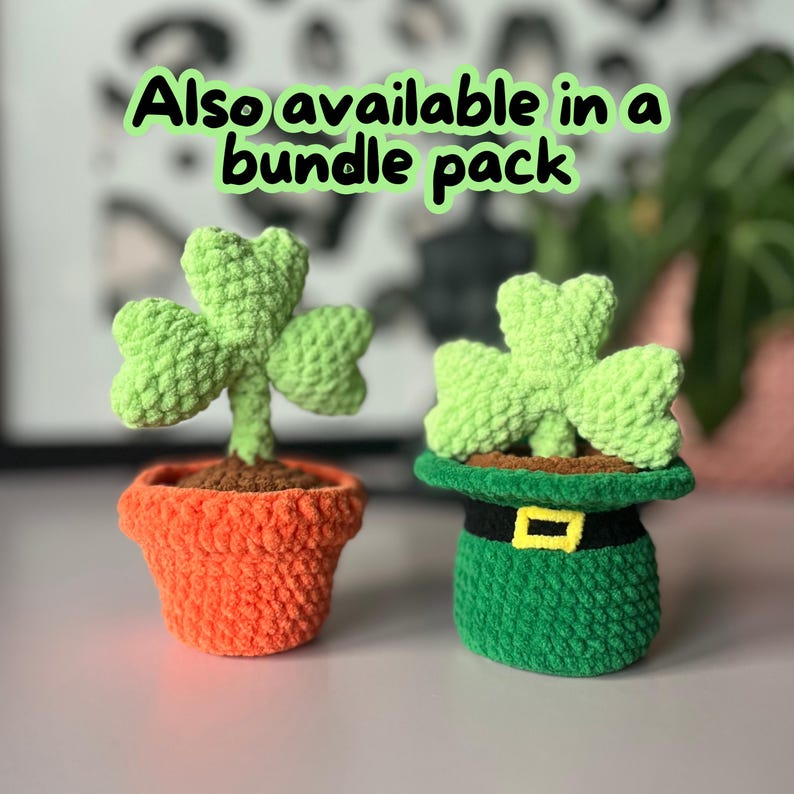 Pop-up Shamrock in a Leprechaun Hat Crochet Pattern | St. Patrick’s Day ...