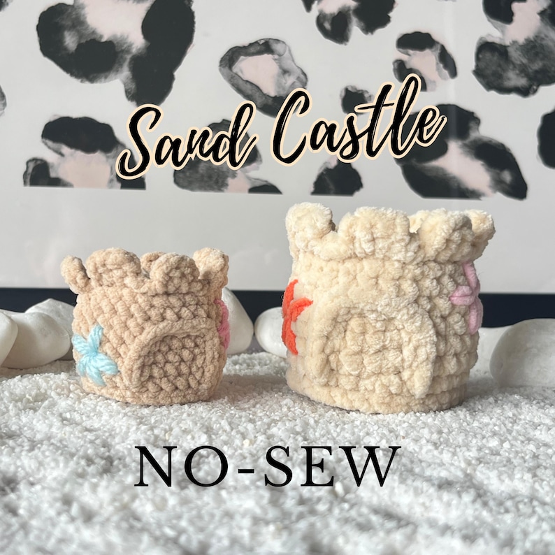 Sand Castle Crochet Pattern | No-sew Amigurumi | Quick 1-hour Project ...