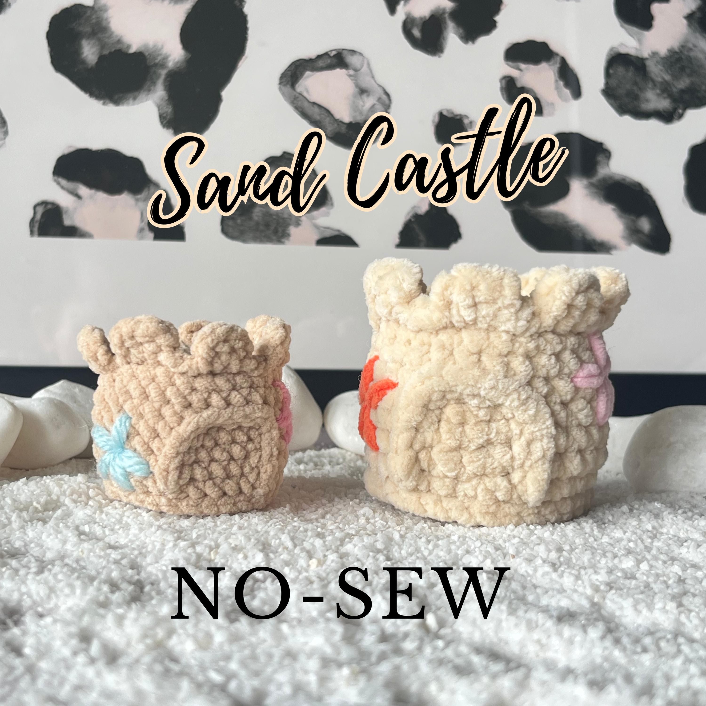 Sand Castle Crochet Pattern | No-sew Amigurumi | Quick 1-hour Project ...