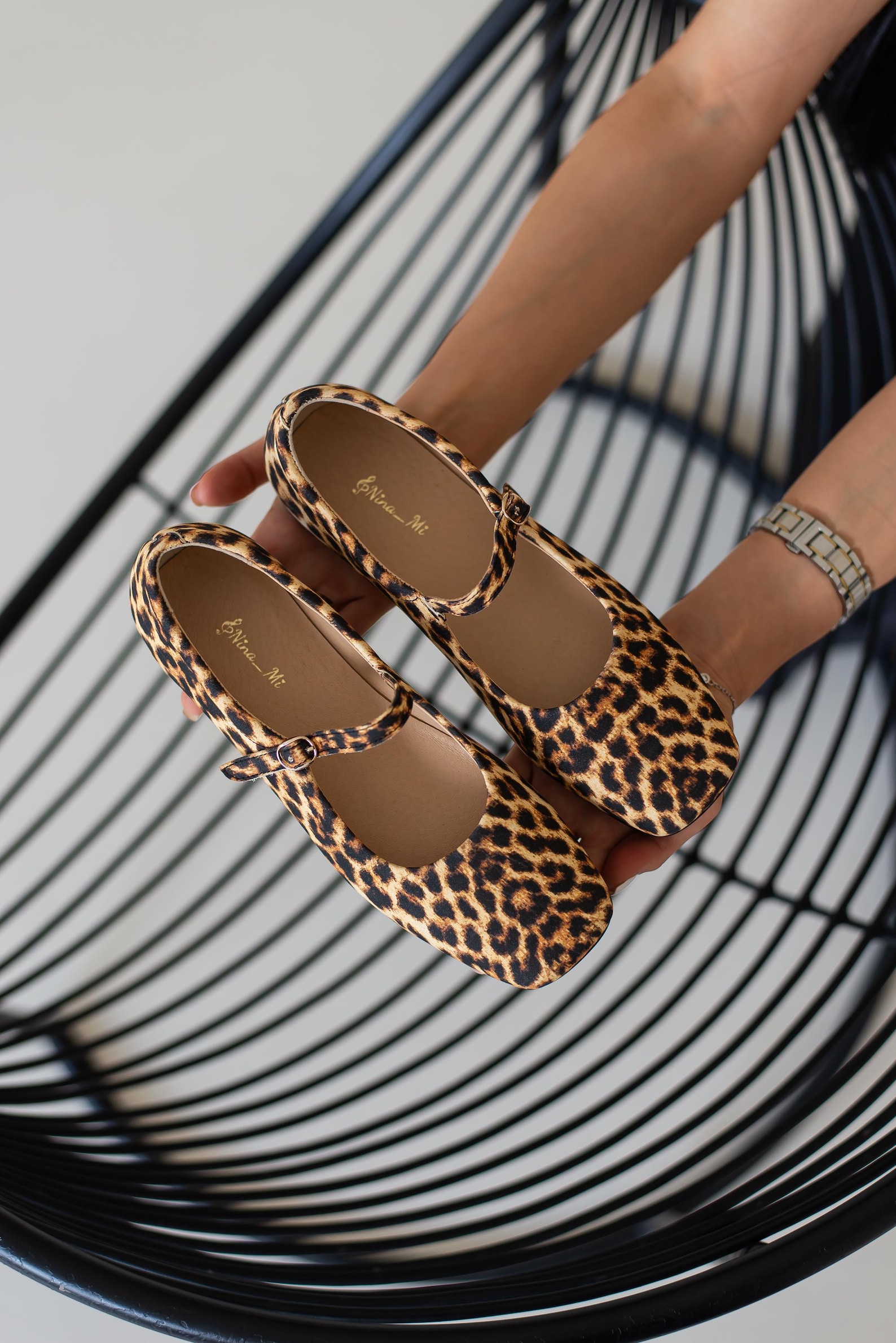 Black Leather Mary Janes, Square Toe Flats With Golden Buckle - Etsy