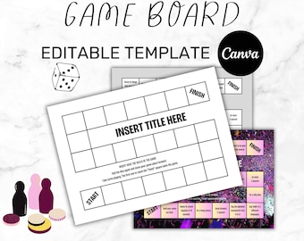 Customizable Digital Game Board - Create Your Own Adventure! - Etsy