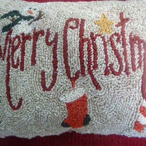 Mini Motif Punch Needle Christmas Tree Pattern - Etsy