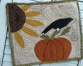 Pumpkin Punch Needle | Etsy