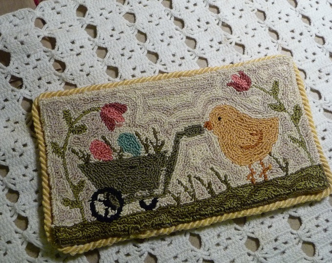 Primitive Punchneedle Pattern "easter Delivery" - Etsy