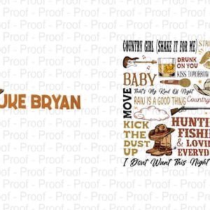 Luke Bryan - Etsy