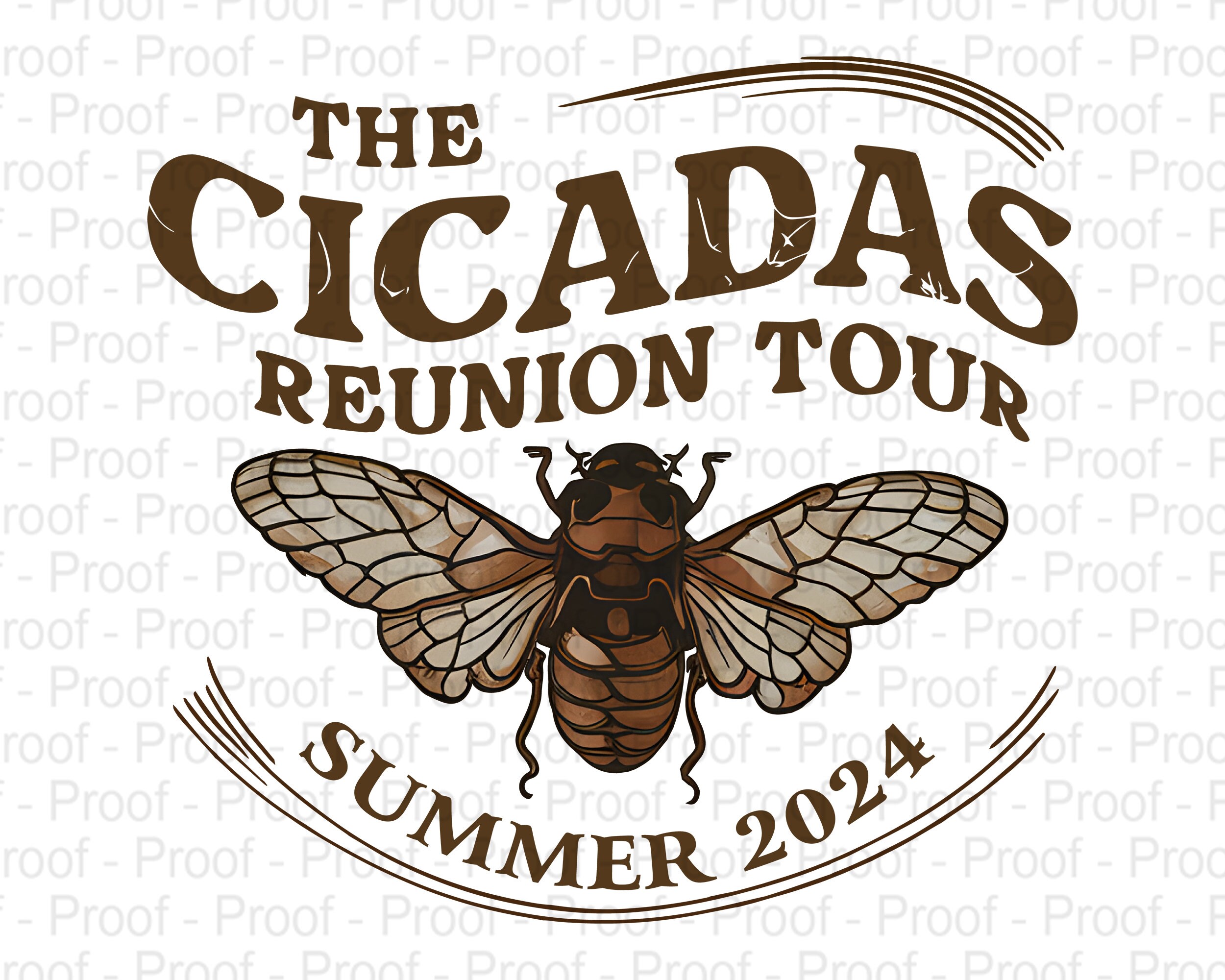 The Cicadas Reunion Tour PNG, Cicadas Invasion Summer Scream 2024 ...