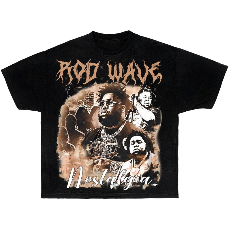 ROD WAVE T Shirt Design. PNG Digital 4500x5100 Px. Nostalgia, Hiphop ...