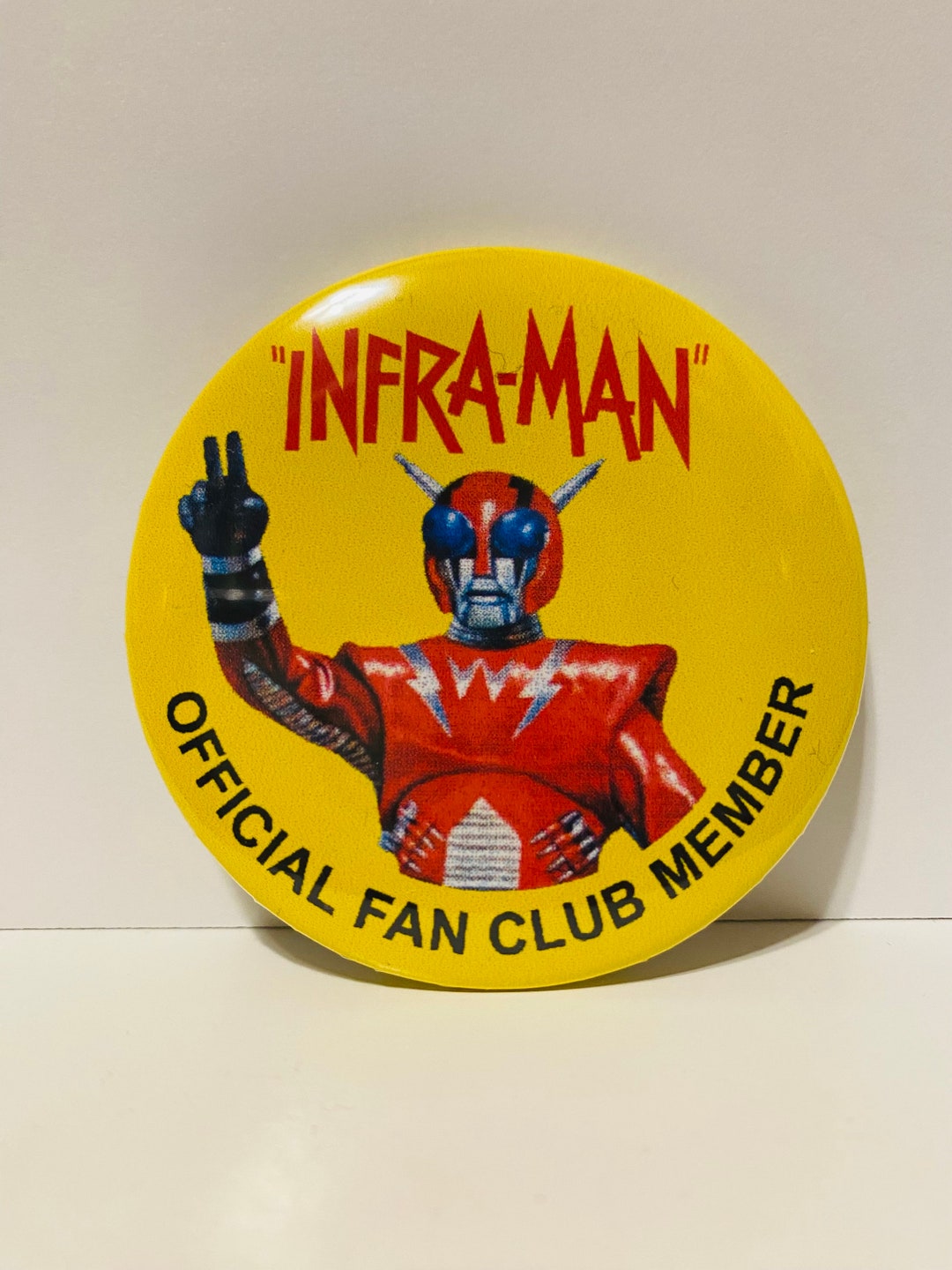 Inframan Fan Club Button - Etsy