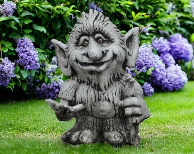 Troll, Troll Statue, Troll Garden Art, Troll Yard Art, Joy, Garden ...