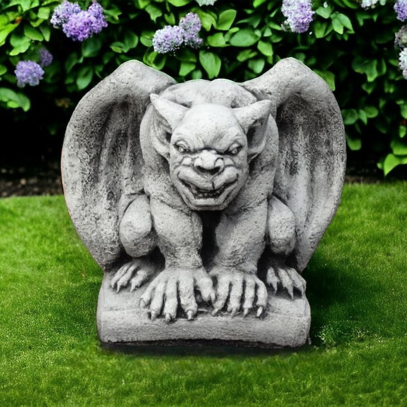 Large Stone Gargoyle Statues - Etsy