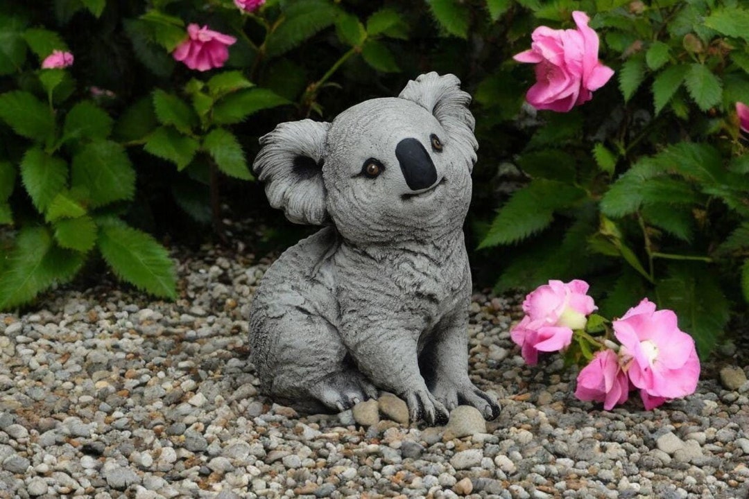 Garden Kangaroo Bear Statue Beton Koala Figurine Home Australian Decor ...