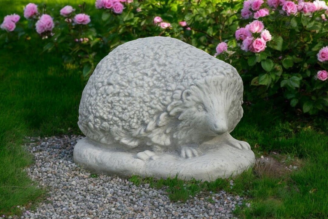Garden Animal Ornament Home Forest Animal Statue Beton Hedgehog Figure ...