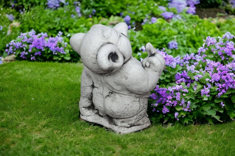 Standing Garden Troll Statue, Concrete Troll Sculpture, Fairy ...