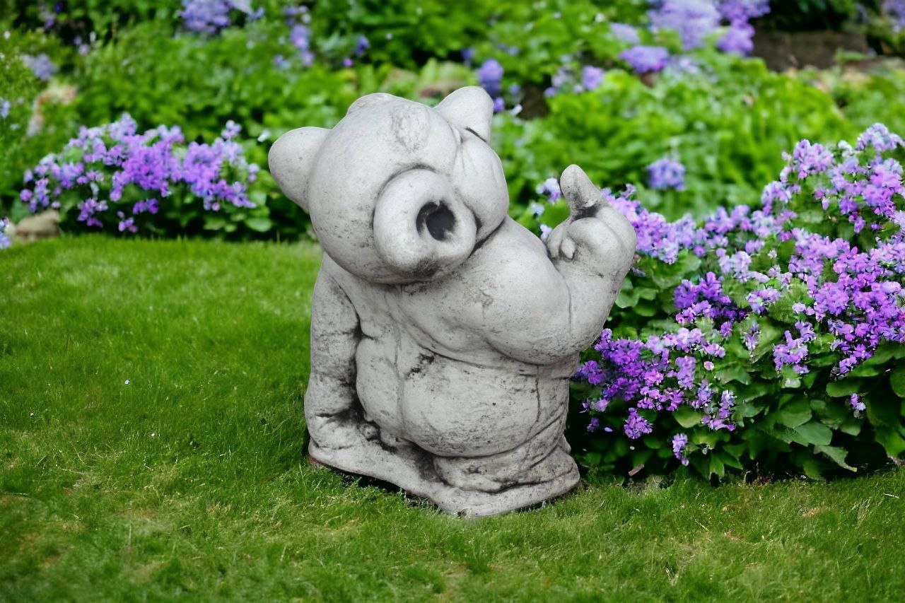Standing Garden Troll Statue, Concrete Troll Sculpture, Fairy ...