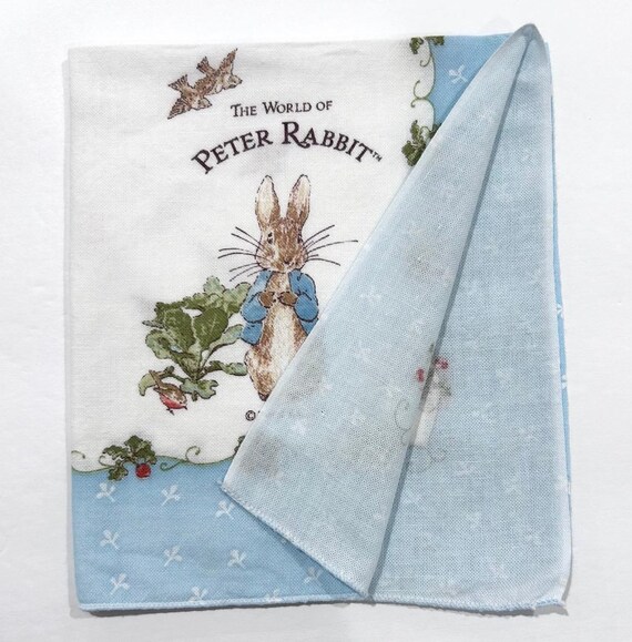 Vintage The World of Peter Rabbit Handkerchief 2002 B… - Gem