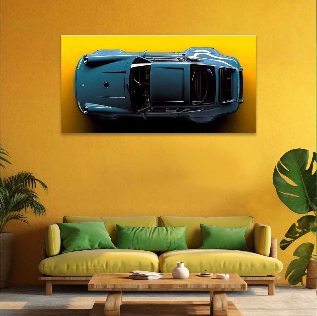 Gift for Car Lovers, Porsche 911 Wall Art, Car Poster, Sports Car Print ...