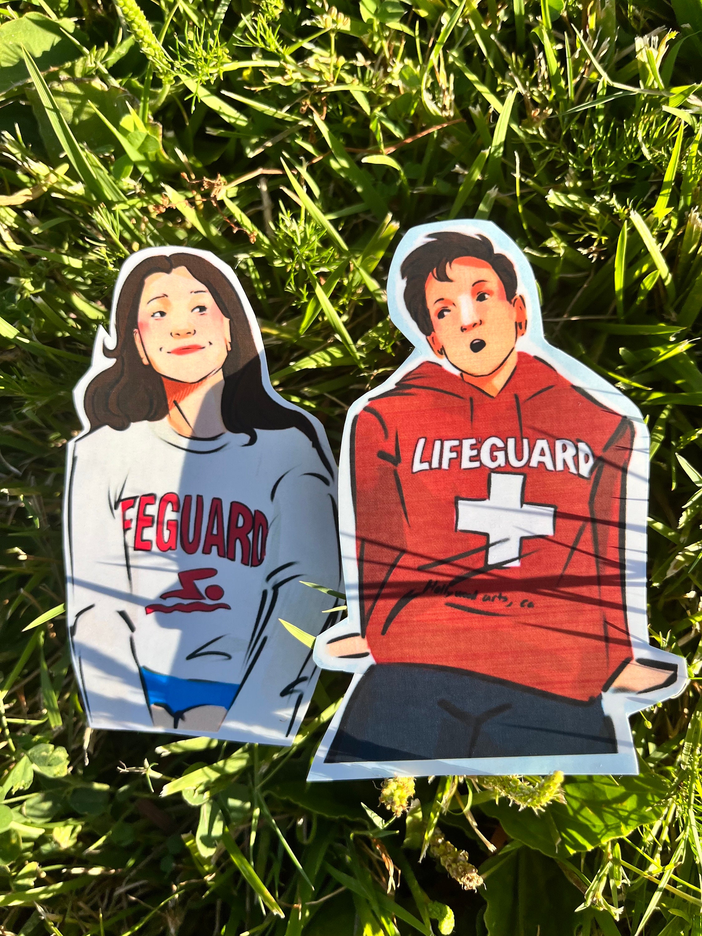 Sinjin Drowning Lifeguard Stickers - Etsy